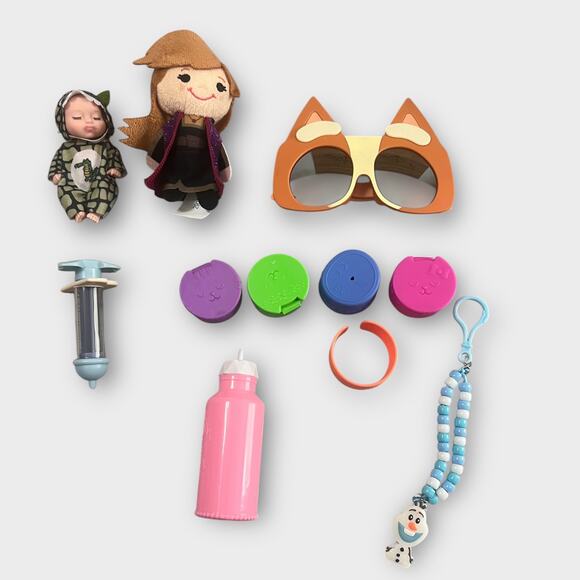 Disney | Toys | Disney Frozen Anna Plushie Olaf Keychain Bluey ...
